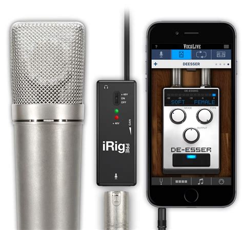 Ik Multimedia Irigpre Xlr Microphone Interface For Ios And Android Fleet Pro Sound