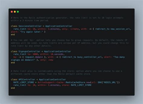 Maged Abdullah On Linkedin Rails7 Rubyonrails Ratelimiting Websecurity