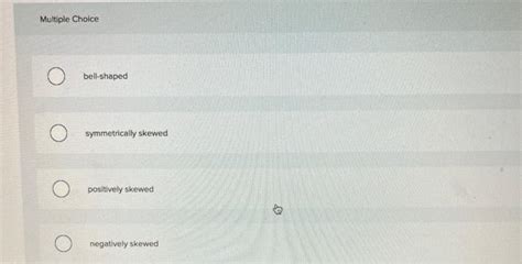 Solved How Would You Describe The Following Histogram