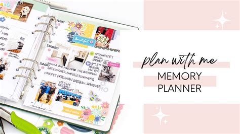 Plan With Me Memory Planner Stamping Stop The Blur Big Happy Planner After The Pen