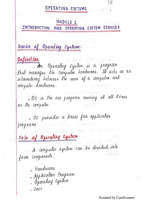 Module OS Computer Science Studocu