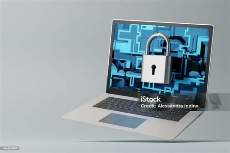 잠금 장치가있는 3d 컴퓨터 컴퓨터 보안의 날을 위한 보안 개념 네트워크 보안에 대한 스톡 사진 및 기타 이미지 네트워크 보안 컷아웃 개념 Istock