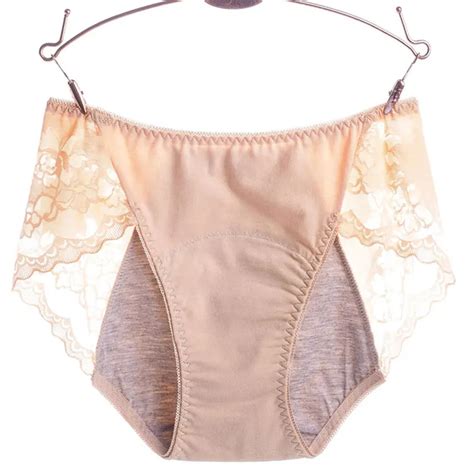 새로운 여성 기간 속옷 섹시한 레이스 생리적 바지 누출 방지 월경 팬티 요실금 속옷 편안한 팬티 Aliexpress