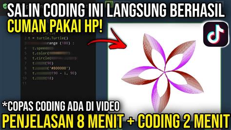 Salin Coding Ini Langsung Berhasil Cara Membuat Coding Bunga Seperti