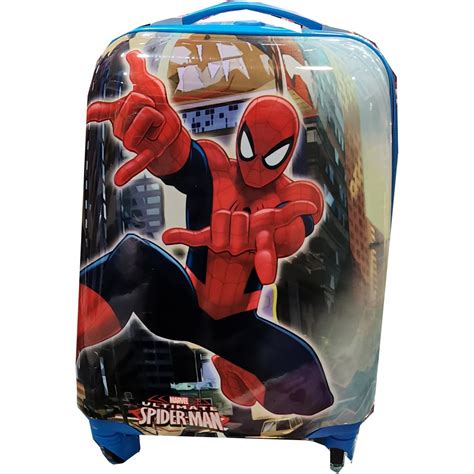 خرید و قیمت چمدان کودک پسرانه طرح مردعنکبوتی جدید Spiderman سایز16 ترب