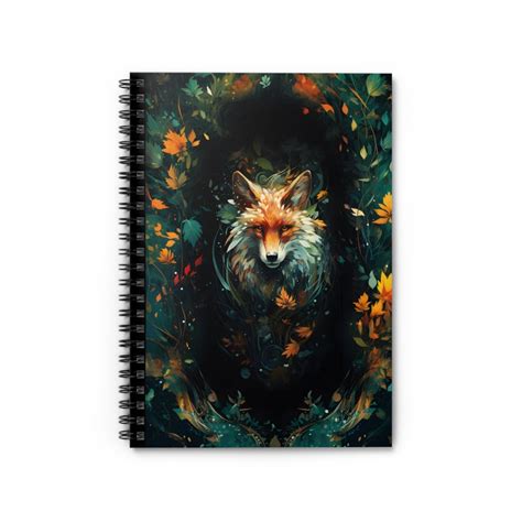 Fox Notebook Etsy