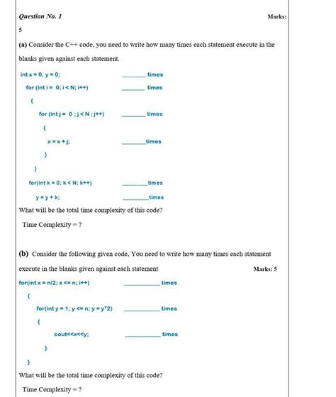 Solved A Consider The C Code You Need To Write How Many Chegg