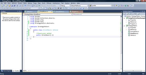 Strategy Design Pattern Implementation In Net Using Vs 2010 Jag Chichria
