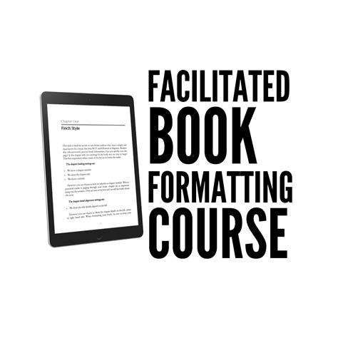 Facilitated Book Formating Training Package Write Learn And Earn