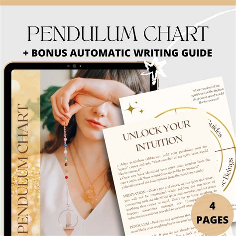 Pendulum Chart Automatic Writing Guide Digital Download Spiritual