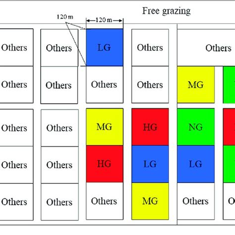 Experimental Design At The Rotational Grazing Site Ng No Grazing Download Scientific