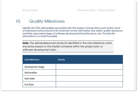 Quality Assurance Plan Templates Ms Word Excel Ms Office
