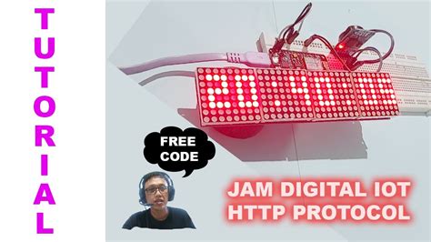 Membuat Jam Digital Menggunakan Esp8266 Berbasis Iot Youtube