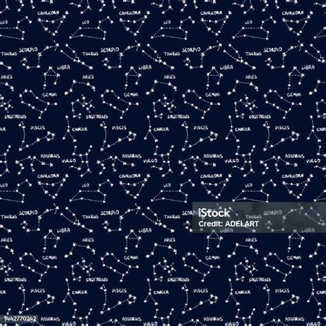 조디악 패턴 별자리는 배경을 낙서합니다 조디악 표지판 별 스케치 우주 우주 처녀자리 물병자리 천칭자리 염소자리 양자리 쌍둥이자리