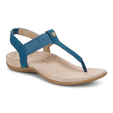 Vionic Brea Womens Sandals Celestial Teal Nubuck Size 13 M
