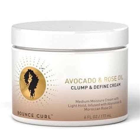 Bounce Curl Avocado And Rose Oil Cream Clump And Define For Curly