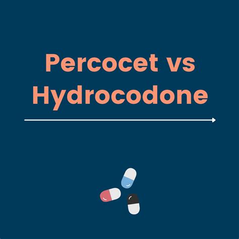 Percocet Vs Hydrocodone What S The Difference Between Them