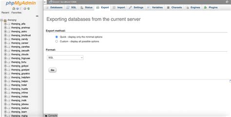 How To Export Wordpress Database Several Options Available