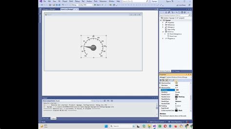 How To Add Gauge Control In Winform C Youtube