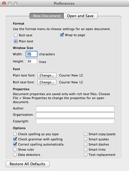 Textedit To Open With Wrap To Window Macrumors Forums