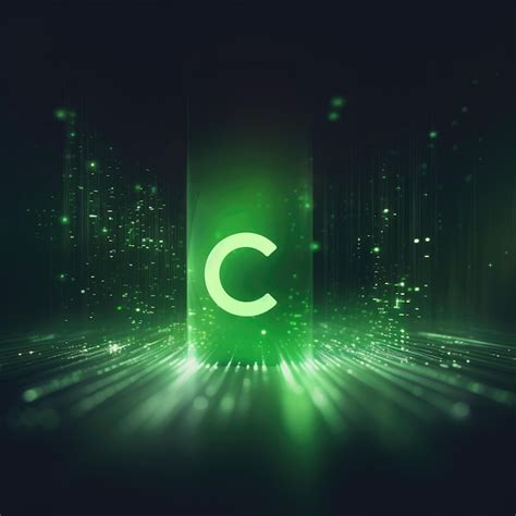 Premium Ai Image Emerald Infused Exploring The Power Of C Programming Language And Qt