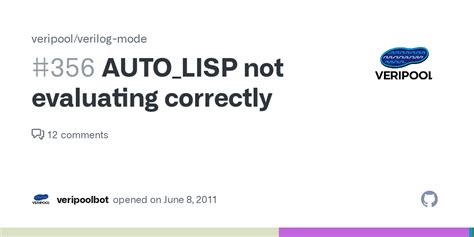 Autolisp Not Evaluating Correctly · Issue 356 · Veripoolverilog Mode · Github