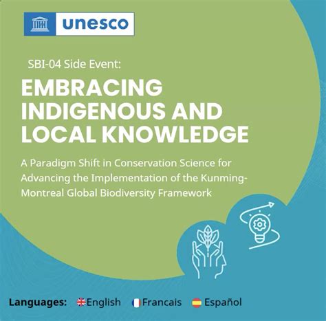 Sbi 04 Side Event Embracing Indigenous And Local Knowledge A Paradigm Shift In Conservation