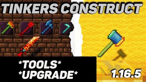 Tinkers Construct Tutorial Guide 1 16 5 1 19 2 Part 4 Tools Upgrade Minecraft Java Edition