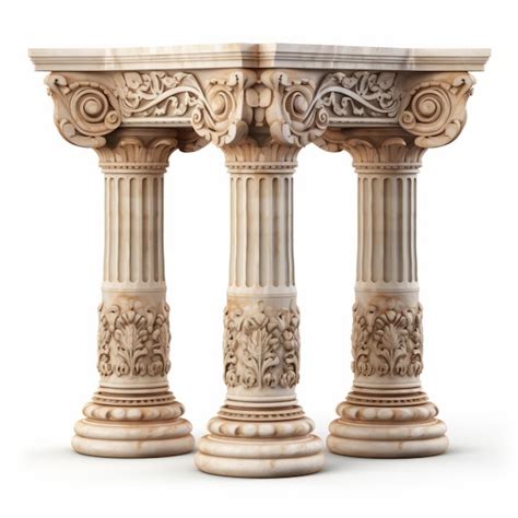 Premium Ai Image Classic Column Isolated Premium Ai Image Classic Column Isolated