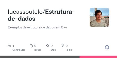 GitHub Lucassoutelo Estrutura De Dados Exemplos De Estrutura De Dados Em C