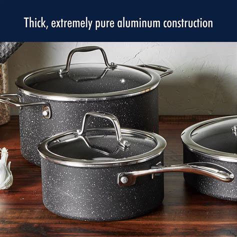 Henckels Capri Notte 10 Piece Nonstick Granitium Cookware Set Mila