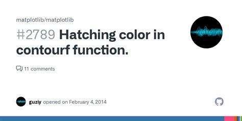 Hatching Color In Contourf Function · Issue 2789 · Matplotlibmatplotlib · Github