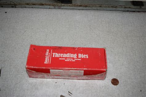 Reed Rico 90d Straight Knurl 2037 Tpi Thread Threading Dies Ebay