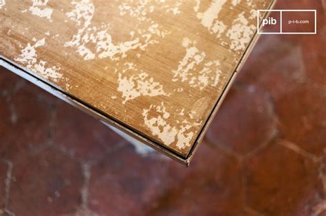 Table Basse Café Crème Patine Claire Et Charme Pib