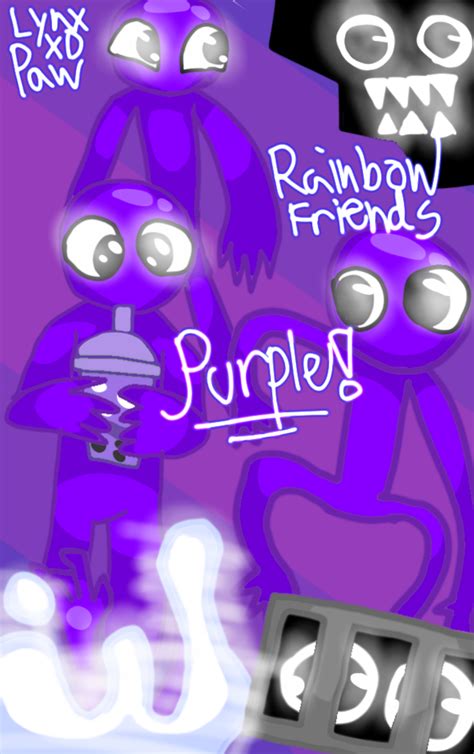 Purple Rainbow Friends Phone Wallpaper By Lynxpawxd On Deviantart