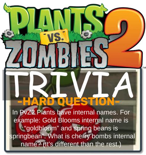 Pvz2 Trivia Part 54 Hard Question Rplantsvszombies
