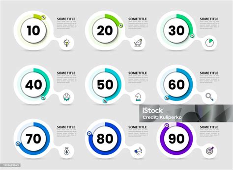 인포그래픽 디자인 템플릿입니다 9단계의 창의적인 컨셉 성장 개념에 대한 스톡 벡터 아트 및 기타 이미지 성장 개념 인포그래픽 퍼센트 기호 Istock