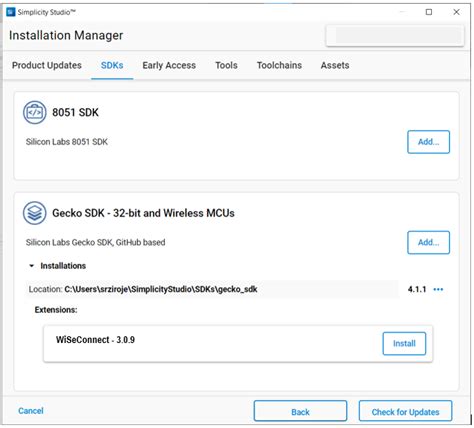 Matter Over Wi Fi Development Software Requirements Getting Started Silicon Labs Matter V