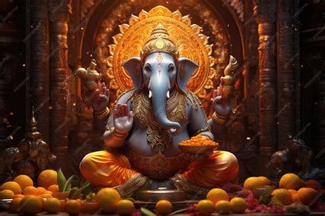 Premium Photo Lord Ganesha Deva Brahman Ganapatya Saguna Brahman