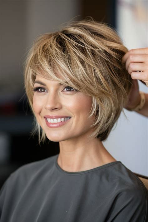 55 Trendy Layered Bobs For Fine Hair To Look Fuller Bobs For Thin Hair Short Layered Bob
