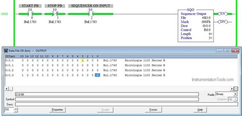 Plc Sequencer Instruction With Example Instrumentationtools