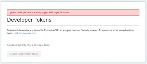Developers Token In Evernote Service Are No Longer Available Issue Beansoft Iscratch