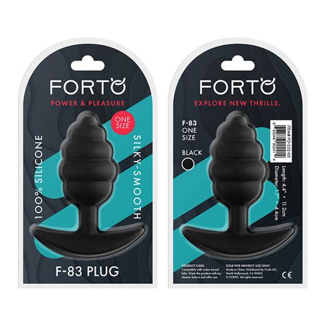 Forto F 83 Honey Dipper Plug 100 Silicone Black