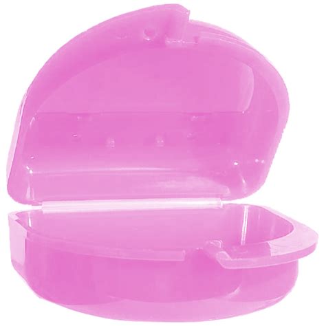 Cutie De Aparate Ortodontice Proteze Dentare Roz 1 Buc Emagro