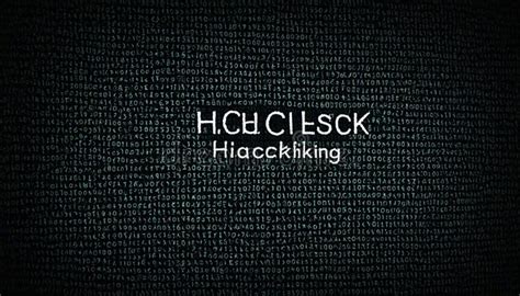 Black Background Hacker Code Stock Image Image Of Source Aigenerated