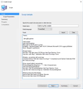 Powershell Script To Collect Sccm Log Files From Clients Using Run Script CCMEXEC