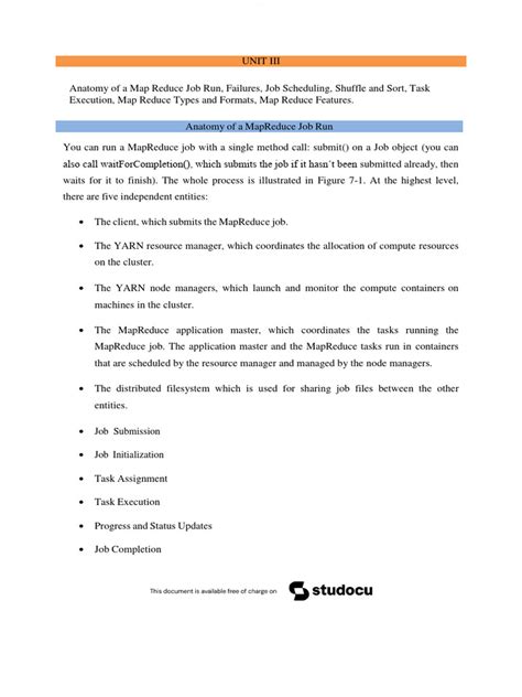 Unit Iii Big Data Programming Pdf