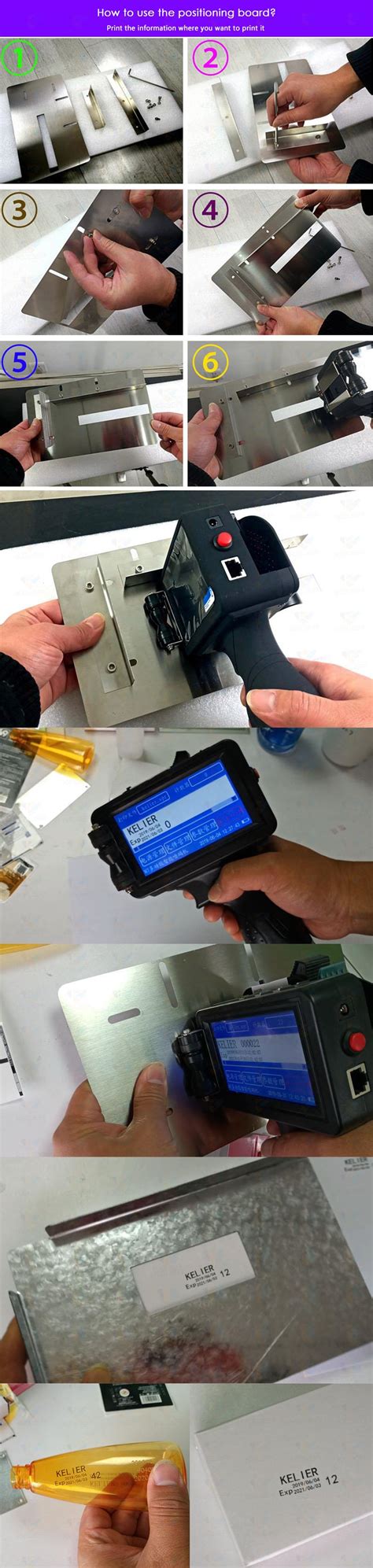 China Customized Expiry Date Marking Machine For Carton Packing