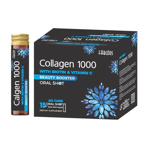 Collagen 1000 Beauty Booster - Pack of 15 Shots - 30ml/Shot - Fablous ...