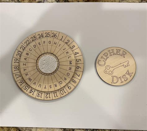 cipher disk decoder for escape rooms 6 steps instructables